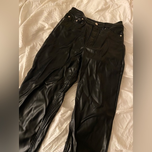 H&M | Pants & Jumpsuits | Hm Leather Pants | Poshmark